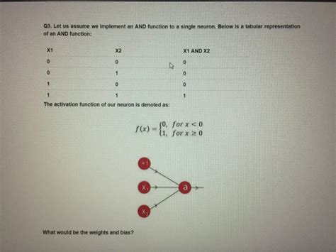 solved q3 let us assume we implement an and function to a