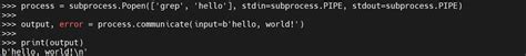 python subprocess执行外部命令常用方法 ai技术聚合