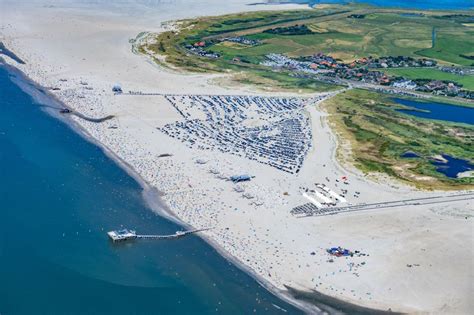 Sankt Peter Ording Aus Der Vogelperspektive K Sten Landschaft Am