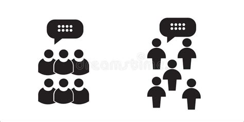People Talking Icon Stock Illustrations 26 251 People Talking Icon