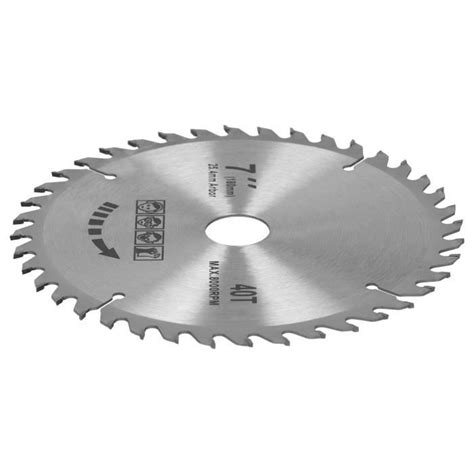 Cikonielf Lame de scie ronde 7x40T 180mm lame de scie carbure cimenté