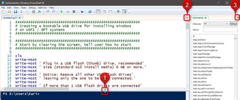 how to create and run powershell script file on windows 10