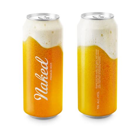 俄罗斯Naked Beer啤酒创意包装设计 设计在线