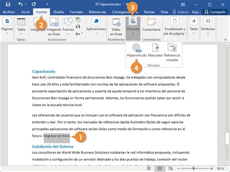 Hipervínculos CustomGuide
