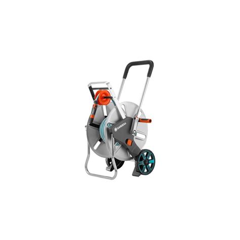 Dévidoir métal sur roues équipé Aquaroll L Easy Gardena 18552 26