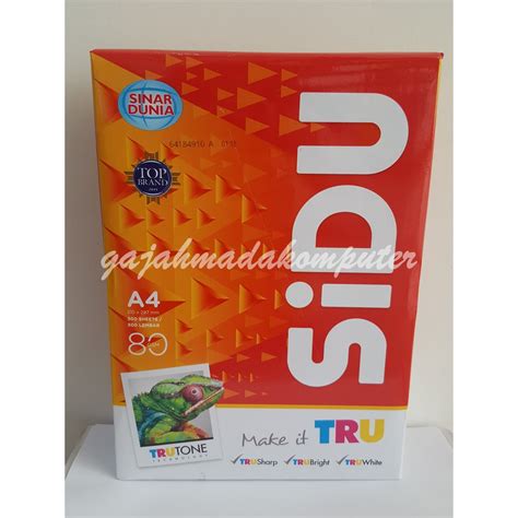 Jual Kertas Hvs A Gr Gsm Gram Sidu Sinar Dunia Shopee Indonesia