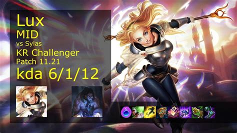 Lux Vs Sylas Mid Kr Challenger Patch Gameplay