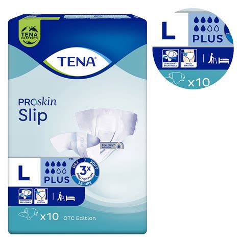 Pampersy dla dorosłych TENA Slip Plus L 10 szt 11469585141 Allegro pl