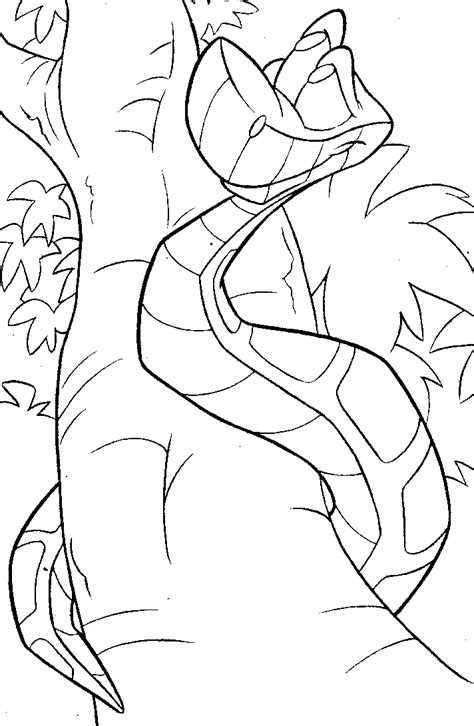 Kaa Ausmalbild Kaa Ausmalbild Jungle Book Coloring Sheet King Louie