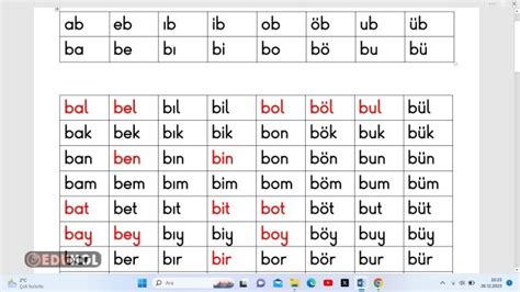 B Sesi Hece Kelime Ve Metinle Eduhol Etkinlik Ndir Oyun Oyna