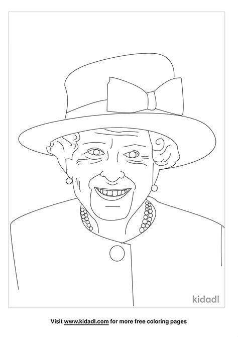 Queen Elizabeth Coloring Pages