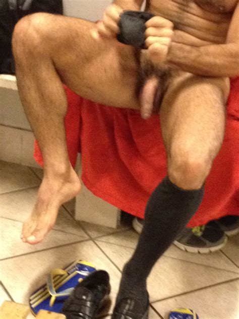 Hung Footballer In The Locker Room Beautiful Cock Soo Hot