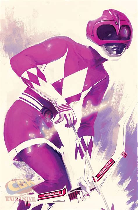 EXCLUSIVE Mighty Morphin Power Rangers Pink Variant Covers Revealed