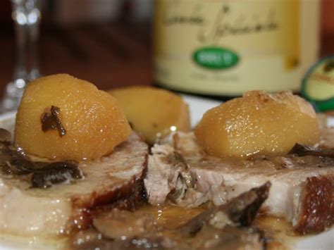 Rôti de porc au cidre et aux pommes recette Rôti de porc au cidre et