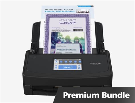 ScanSnap IX1600 Touch Screen Desktop Scanner Ricoh Scanners