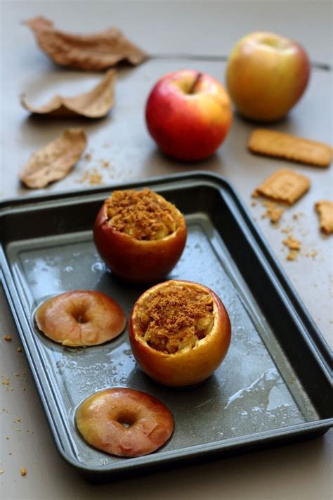 Pommes Au Four Miel Et Sp Culoos Amandine Cooking
