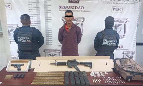 Aprehende La FESC A Hombre Con Fusil Y Pistola En El Valle ExpressoBC