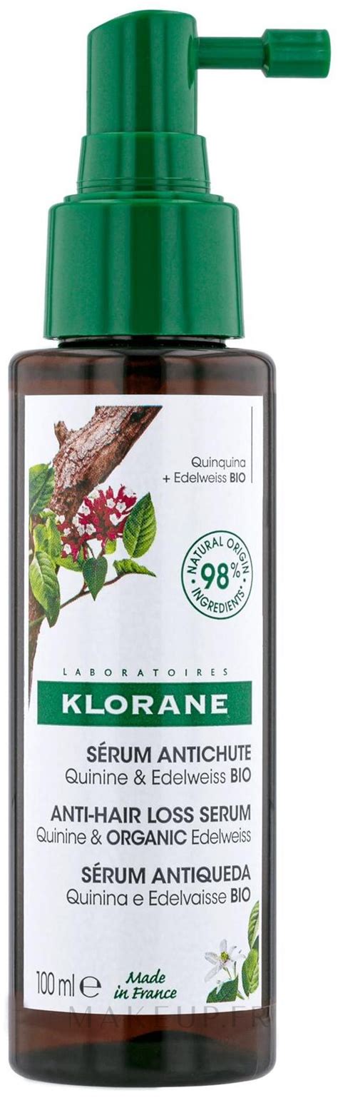 Klorane Hair Strengthening Serum With Quinine Organic Edelweiss