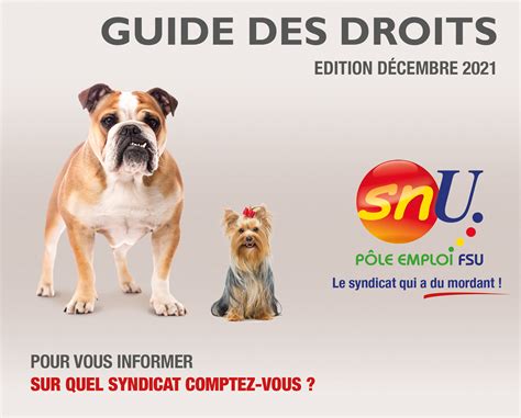 Guide des droits Conditions de travail à Pôle emploi