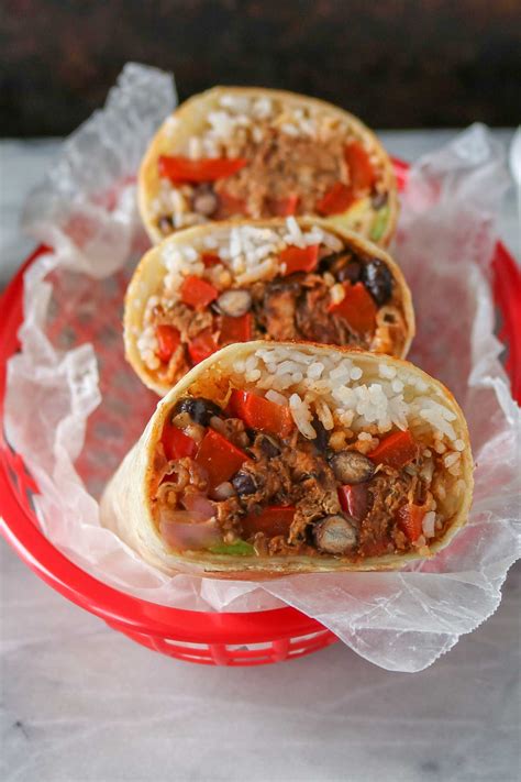 Pulled Pork Burrito Girl Heart Food