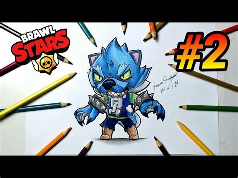 COMO COLORIR O LEON LOBISOMEM BRAWL STARS Como Dibujar A Leon Brawl Stars