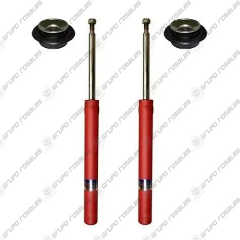 Kit De Amortiguadores Fric Rot Max Cazoletas Tb Vw Gol Power
