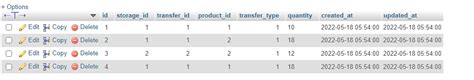 php how to sum up table rows group by storage id and product id stack overflow