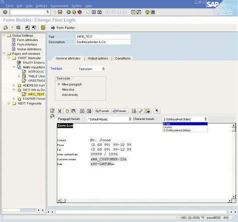 PC Editor SAP Documentation