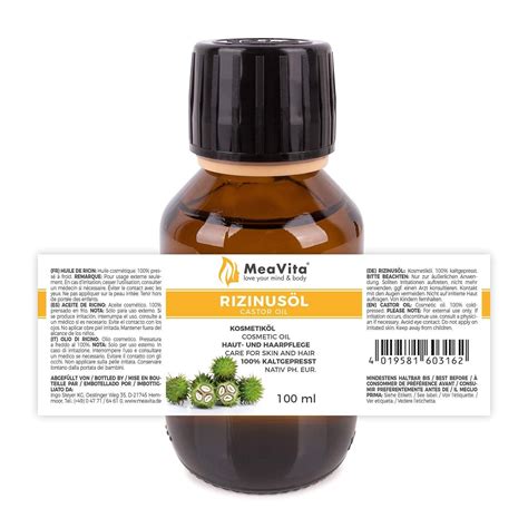 VitaFeel Rizinusöl 100 reines kaltgepresstes Öl 100 ml Shop Apotheke
