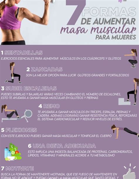 Tabla De Ejercicios Para Ganar Masa Muscular En Mujeres Real Zalos En