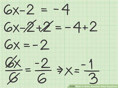 how to solve absolute value equations 10 steps with pictures