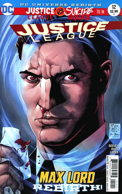 Justice League 2016 12 DC Comics MAXWELL LORD Rebirth Suicide Squad