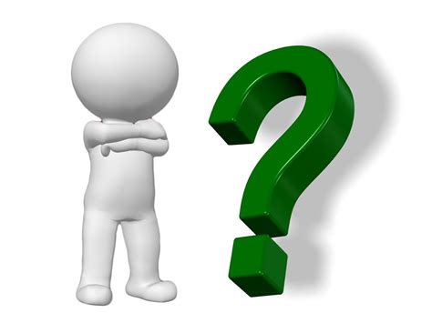 Bonhomme Blanc 3d Question Point D Interrogation Images Gratuites