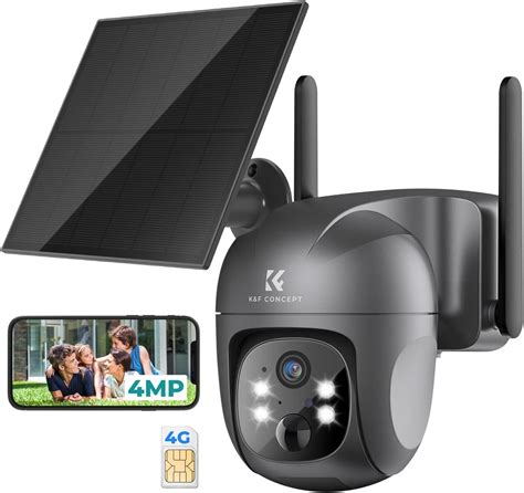 K F Concept K Mp G G Lte Berwachungskamera Mit Sim Karte