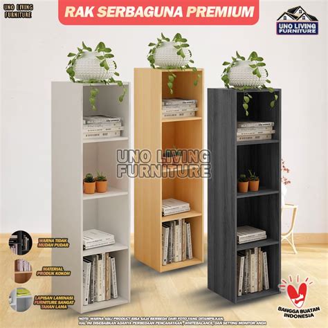 Jual RAK BUKU SERBAGUNA 4 SUSUN LEMARI BUKU RSG 4 SUSUN RAK SERBAGUNA