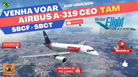AIRBUS A319 CEO TAM CONFINS CURITIBA SBCF SBCT IFR MSFS2020