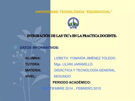 Diseño de Unidades Didácticas con Recursos TIC PPT Descarga Gratuita