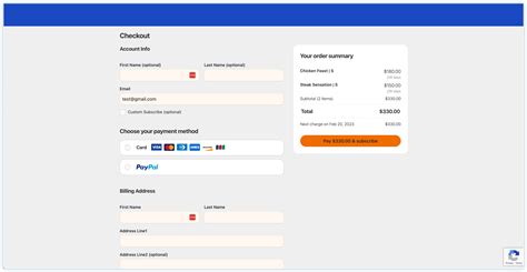 Layout Customization Chargebee Docs