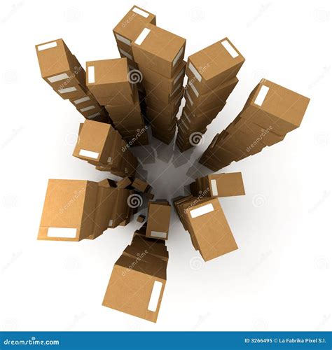 Huge Piles Of Cardboard Boxes Stock Photo CartoonDealer 3266495