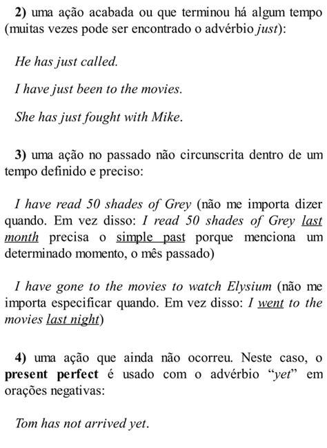 Os Tempos Verbais em Inglês tempos dos PDF