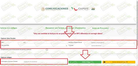 Capufe Facturaci N R Pida Facturar Casetas Factura Click