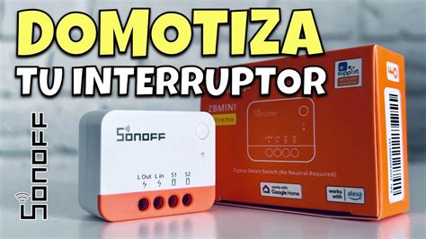 INTERRUPTOR domótico SIN CAMBIAR los MECANISMOS en la pared SONOFF