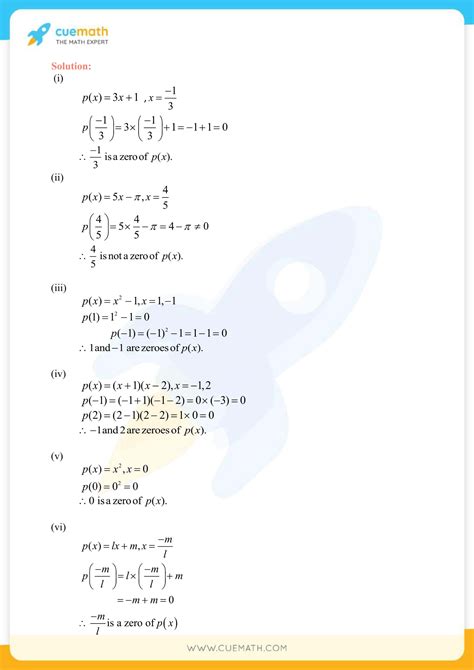 ncert solutions class 9 maths chapter 2 exercise 2 2 polynomials