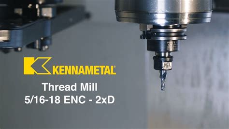 Thread Mill Inconel Kennametal Cnc Machining Youtube