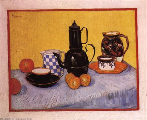 Museum Art Reproductions Still Life With Coffeepot 1888 By Vincent Van