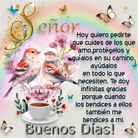 Oración de la Mañana te pido Señor Quédate con Nosotros Gifs Kete