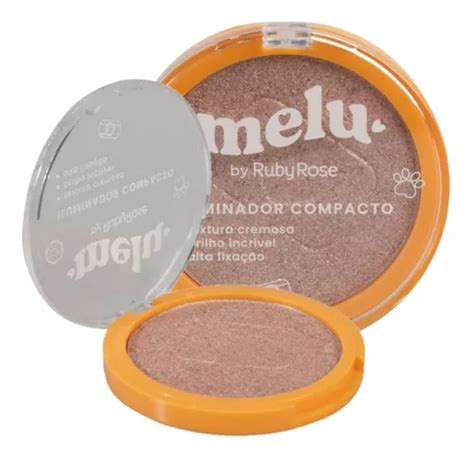 Pó Compacto Iluminador Melu Ruby Rose Parcelamento sem juros