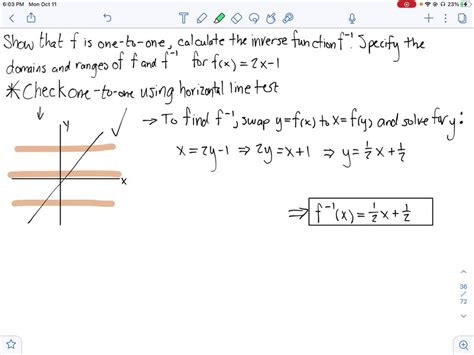solved show that the functions are one to one and calculate the inverse functions f { 1