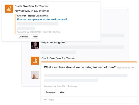 stack overflow for teams integrations