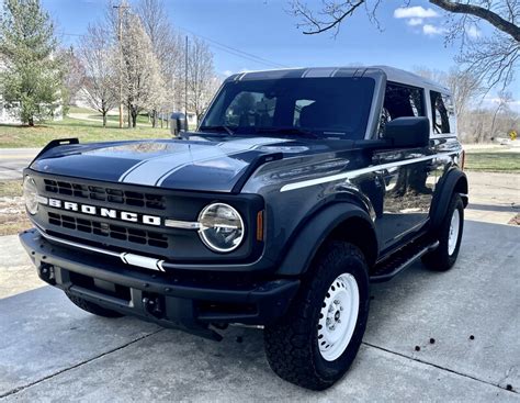 Ford Bronco Body Crease Stripe Vinyl Graphics Up Vinyl Stripes